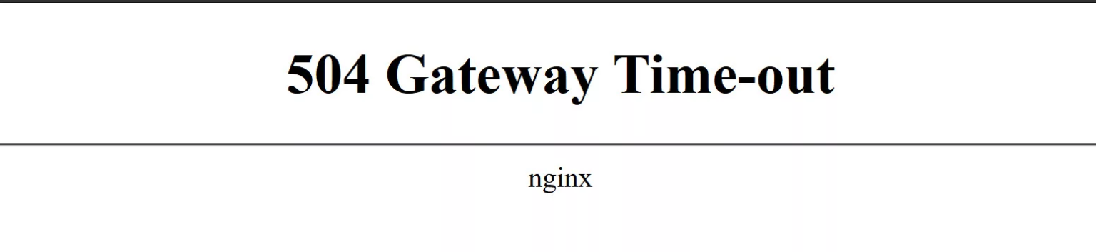 Ошибка сервера 504 (Gateway Time Out) - что означает и как исправить